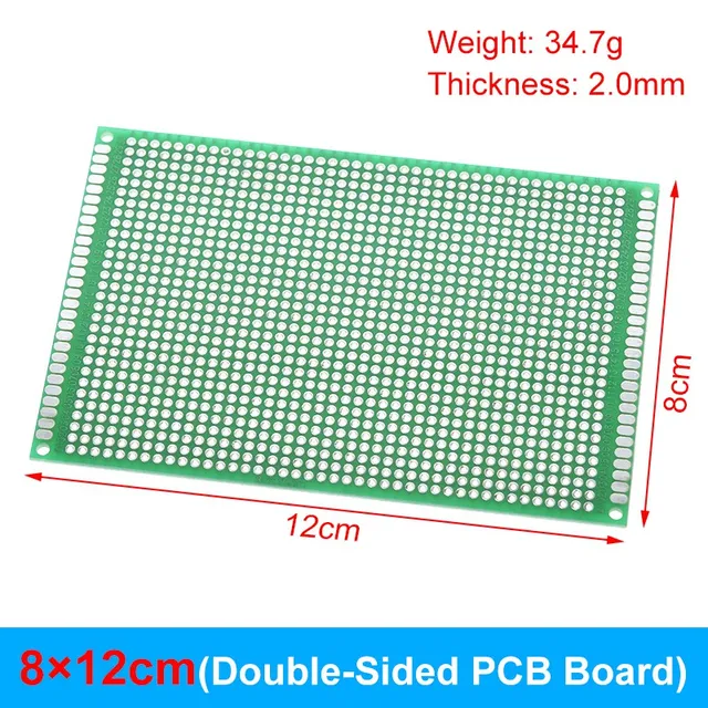 2x8 3x7 4x6 5x7 6x8 7x9 8x12 9x15 cm Double Side Prototype DIY ...