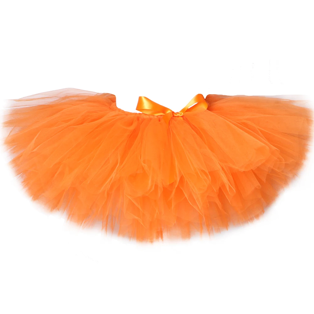 Orange-Girls-Tutu-Skirt-Fluffy-Ballet-Dance-Skirts-for-Girls-Children ...