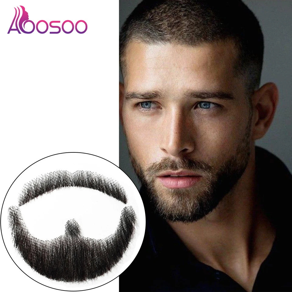 AOOSOO-barba-falsa-de-encaje-para-hombres-barba-falsa-y-bigote-barba ...