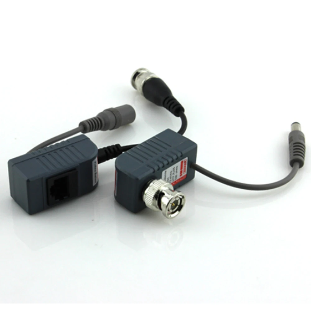 CCTV RJ45 UTP Video Balun Transceiver, with Video and Power|CCTV ...