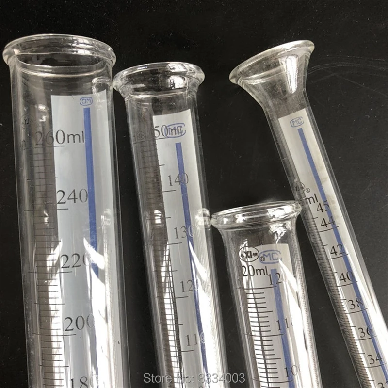 1PCS-32-260ml-Diesel-Glass-Measuring-Cylinder-Tube-Collector-For ...