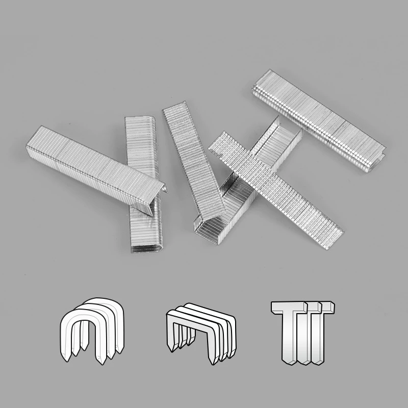 1000Pcs U/ Door /T Shaped Staples Nails For Staple Gun Stapler ...