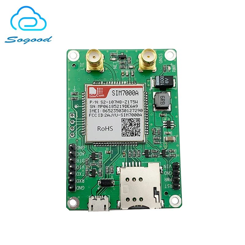Placa de desarrollo SIM7000 SIM7000A, módulo LTE CAT M1(eMTC) GNSS (GPS,GLONASS), nuevo y ...