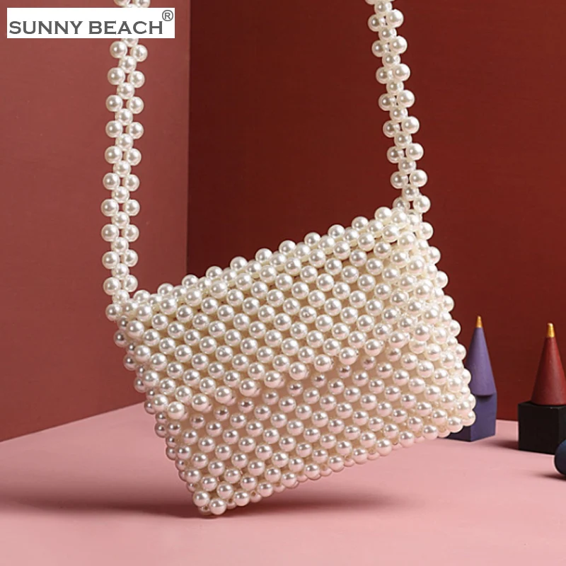 Luxurious Handmade Pearl Bags Women Handbags Ladies Evening Party ...