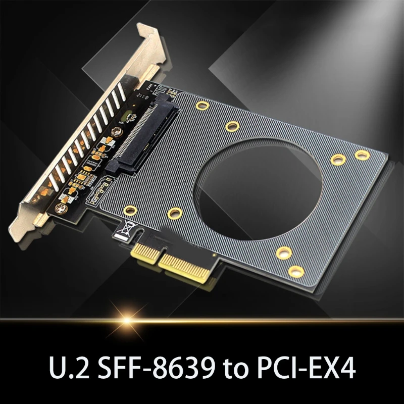 U.2 SFF 8639 PCI E X4 확장 카드 어댑터 지원 U.2 NVME SSD 라이저 카드 4000 메가바이트/초 PCIE X4 X8 X16 용 빠른 배송|컴퓨터 ...