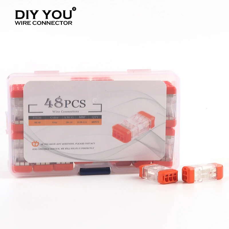 Boxed Mini Quick Wire Connector Universal Compact Docking type ...