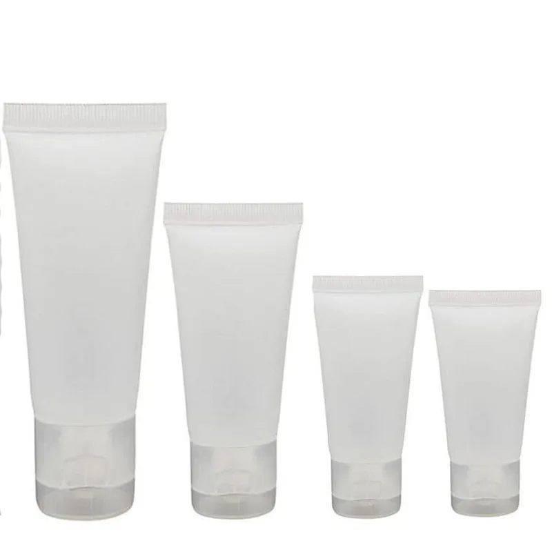 50Pcs Plastic Soft Tube 20ml 30ml 50ml 100ml Empty Cosmetic Lotion Tube ...