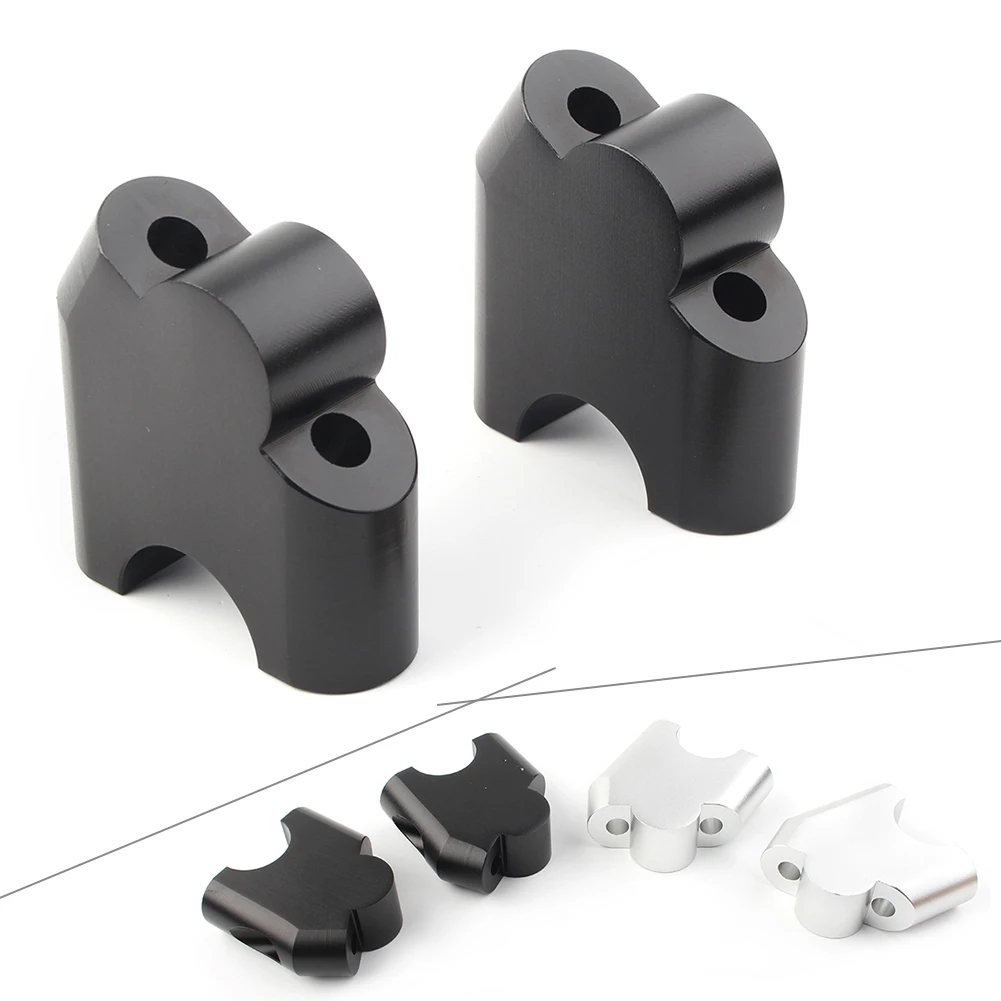 오토바이 핸들 바 라이저 마운트 클램프 어댑터 2 개, BMW F800R F 800R 2015 2016 2017 알루미늄 합금 ...