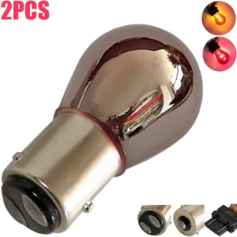 2Pc Car LED Brake Turn Singal Light 3156 1176 1157 S25 12V 5W/21W ...