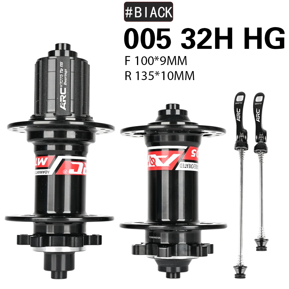 Cubos de bicicleta arco mtb hub mountain bike freio a disco 4 rolamento ...