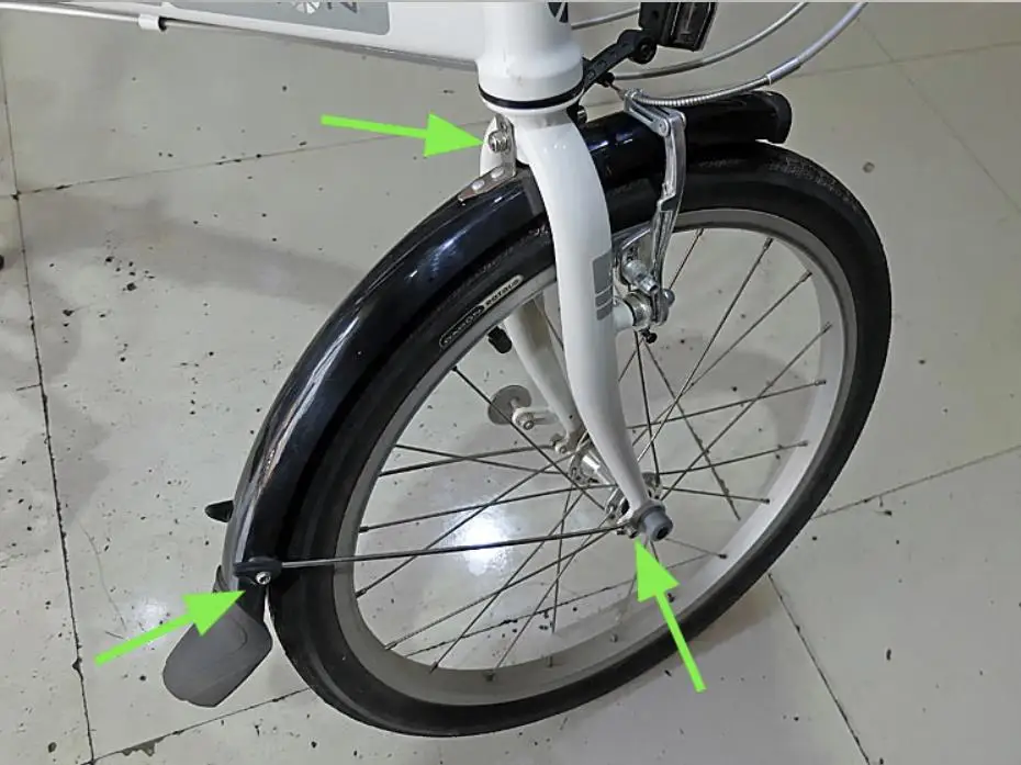 Garde-boue,Garde-boue avant-arrière de bicyclette pliable en plastique ...