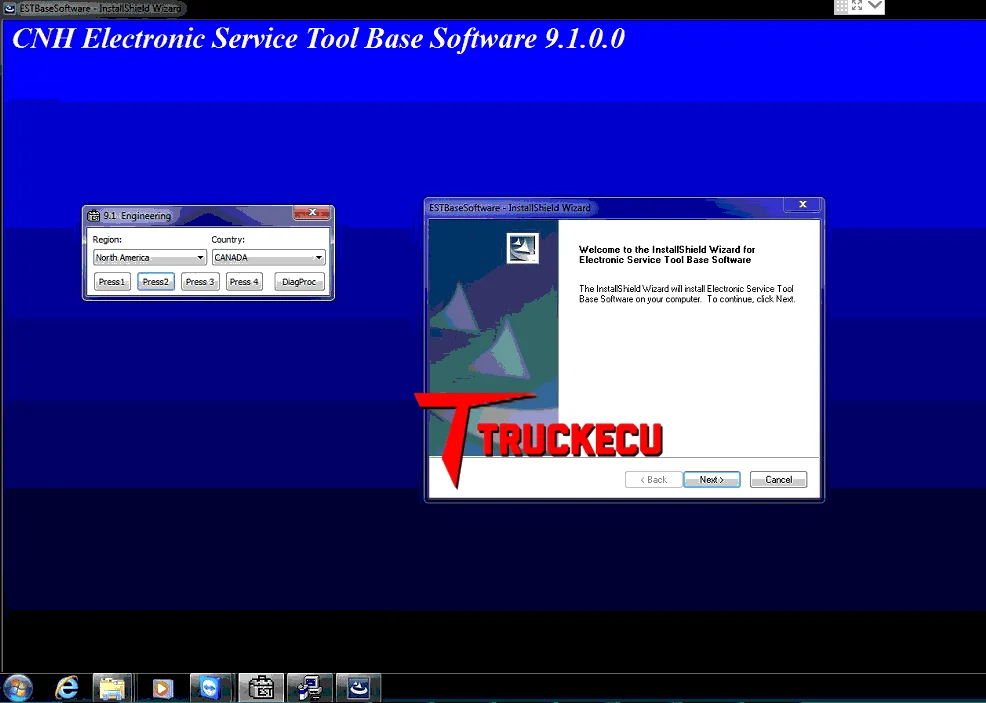 9,1 версия CNH Est диагностический Комплект New Land& чехол диагностический сканер dpa5 CNH ...