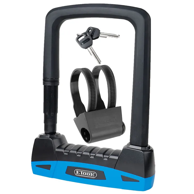 Etook ET-500 U-shaped Lock with Mount Bracket Cut Resistant Bicycle ...