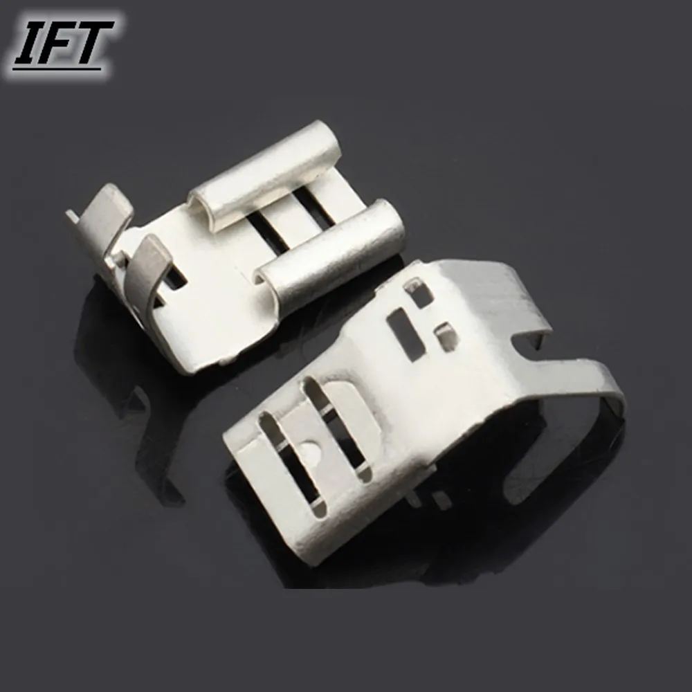 Claw Plug | Connector | Terminals - 50set 6.3 Plug Spring Dj6225-d6.3d ...