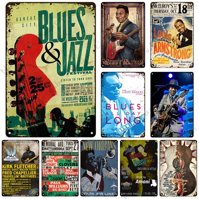Vintage Blues Poster