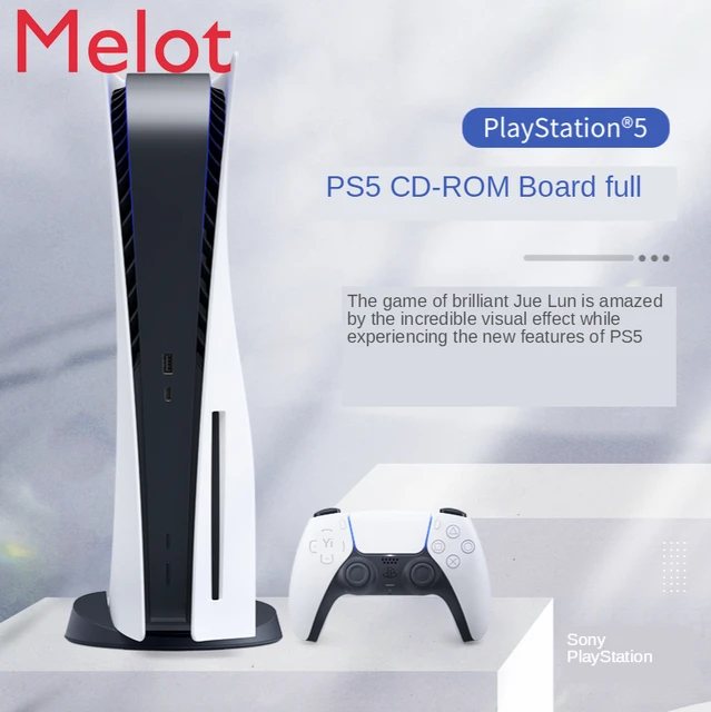 For Sony PlayStation Ps5 Host Version Home TV Game Machine HD Blue ...