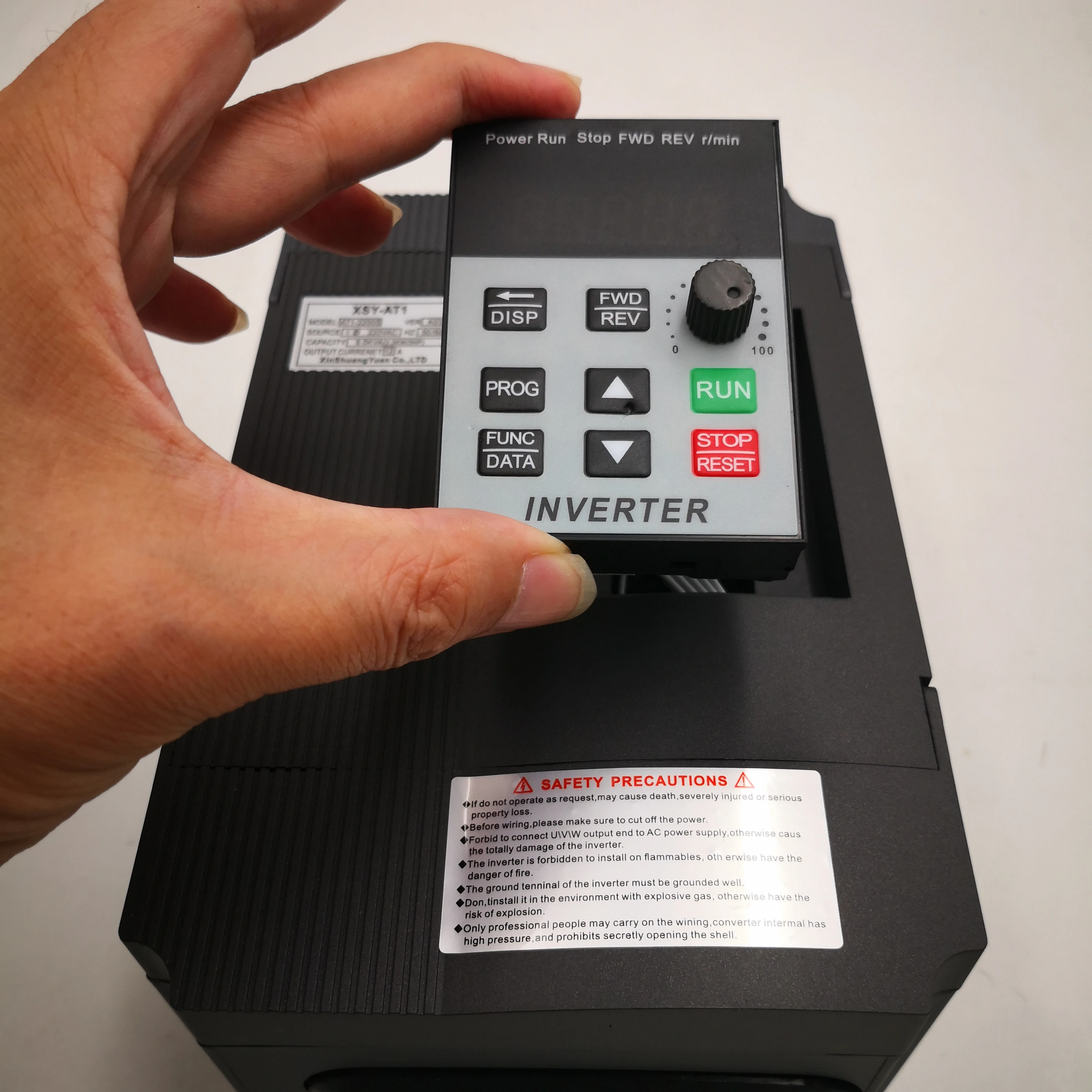 VFD 1.5KW/2.2KW/4KW Inverter XSY AT1 Frequency Converter Single Phase ...