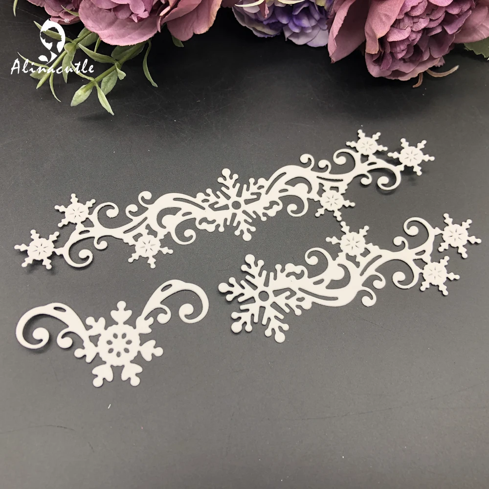 Snowflakes Corner Border