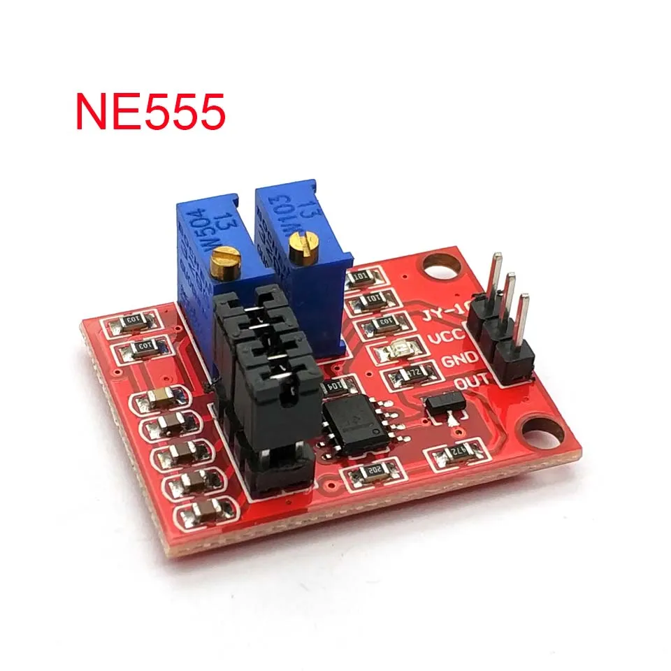 NE555 Pulse Frequency Duty Cycle LM358 Adjustable Module Square Wave ...
