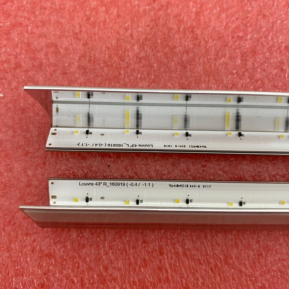 새로운 2 PCS LED 백라이트 스트립 삼성 UE43K5100 UN43K5300 UN43k5100 루브르 43 "R L ...