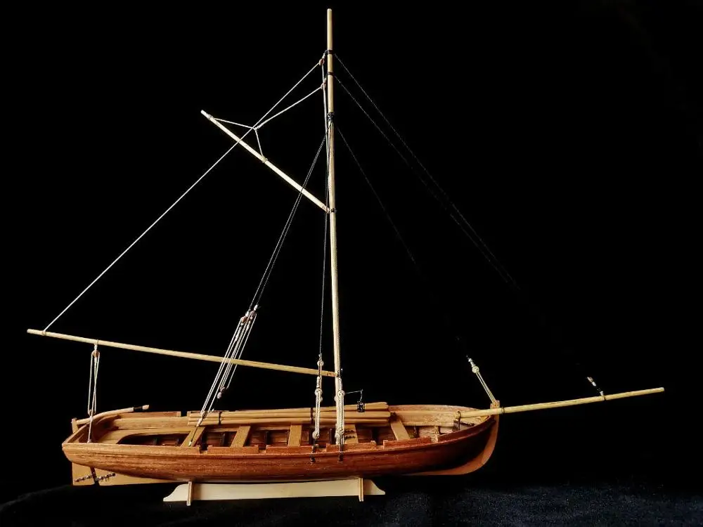 Hobby ship model building kits Scale 1/35 lifeboat Solid wood assembly ...
