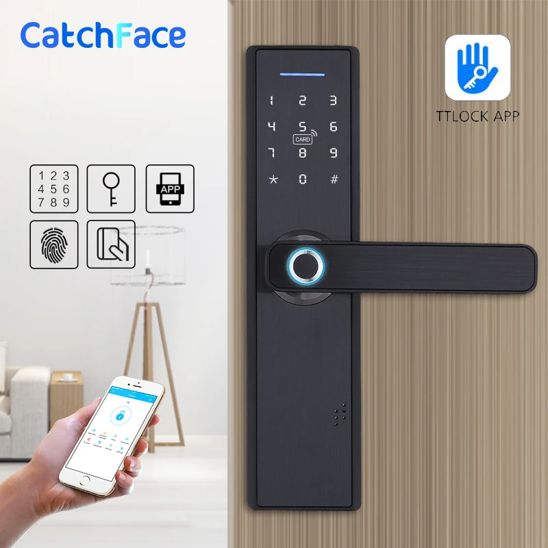 WIFI App Electronic Door Lock, Intelligent Biometric Door Locks ...