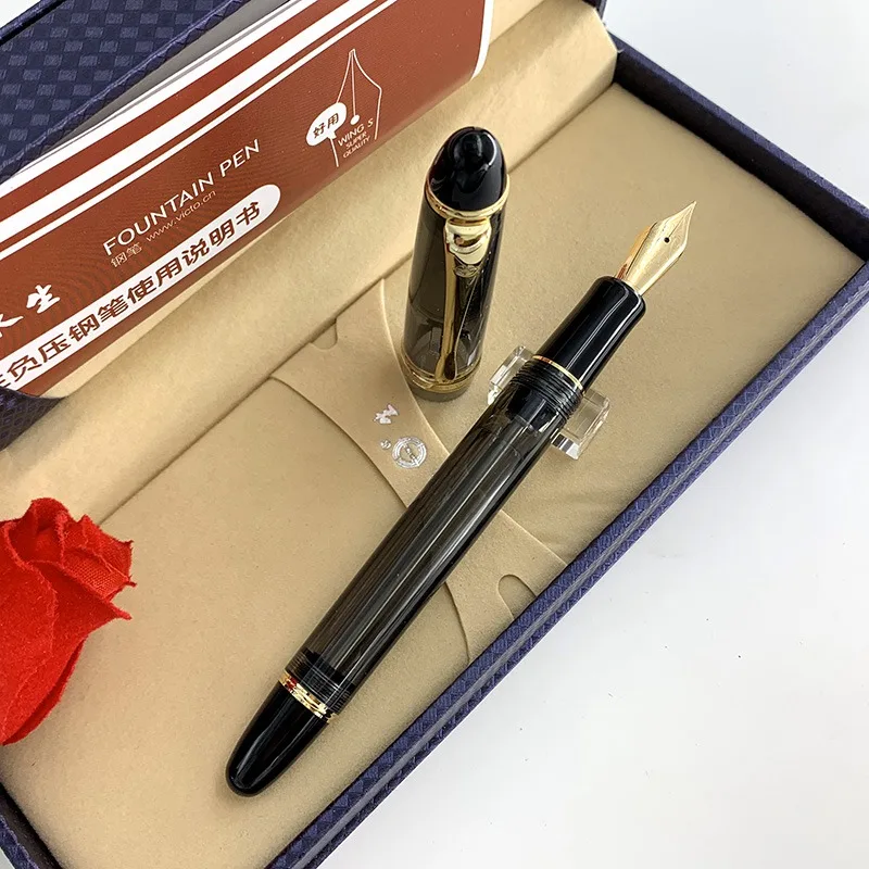 Yong-Sheng-699-Fountain-Pen-Translucent-14K-Gold-Vaccum-Filling ...
