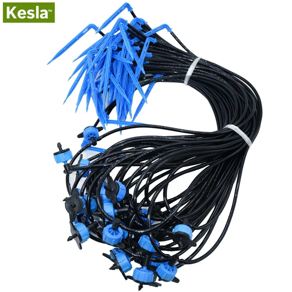 50pcs 2-ways 8l Drip Irrigation Emitters Kits Micro Irrigation System ...