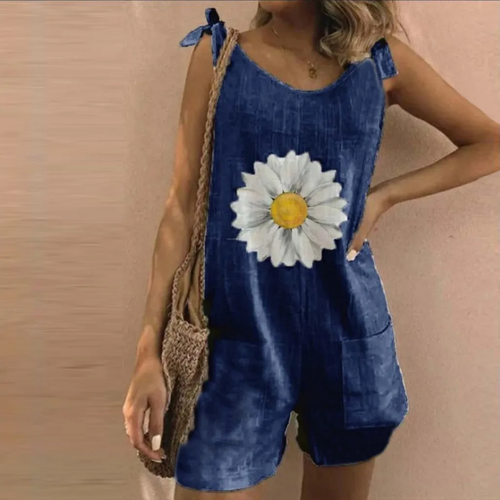 Monos de moda para Mujer, Mono con dibujo de Margarita, Mono con ...