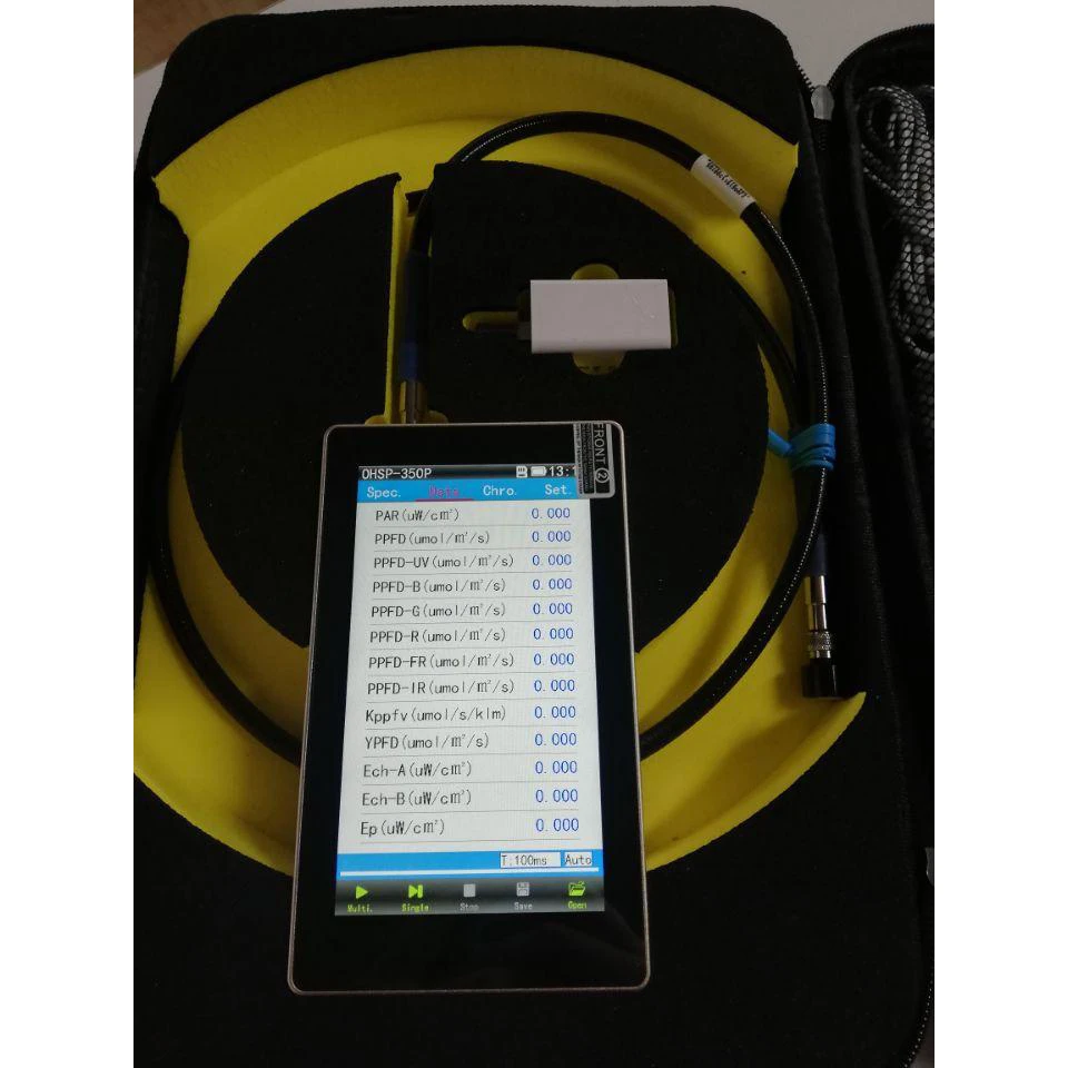 UW/cm2 Umol/m2/s OHSP350P, espectro de luz de alta precisión para ...