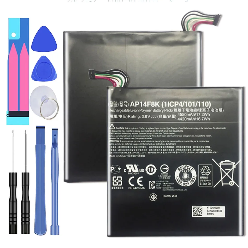 Tablet Battery For Acer Iconia Tab A1-850 B1-810 B1-820 B1-830 W1-810 ...