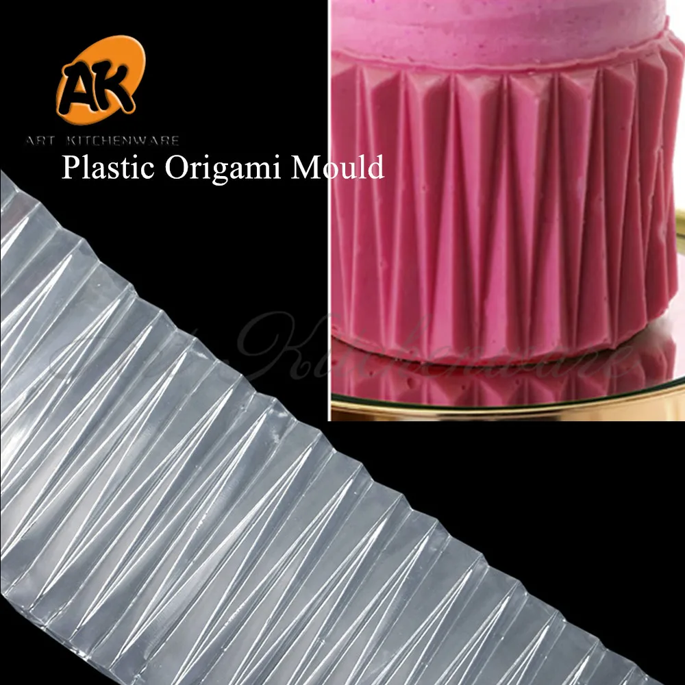 3D Plastic Origami Mold Chocolate Sugarcraft Lace Mat DIY Buttercream ...