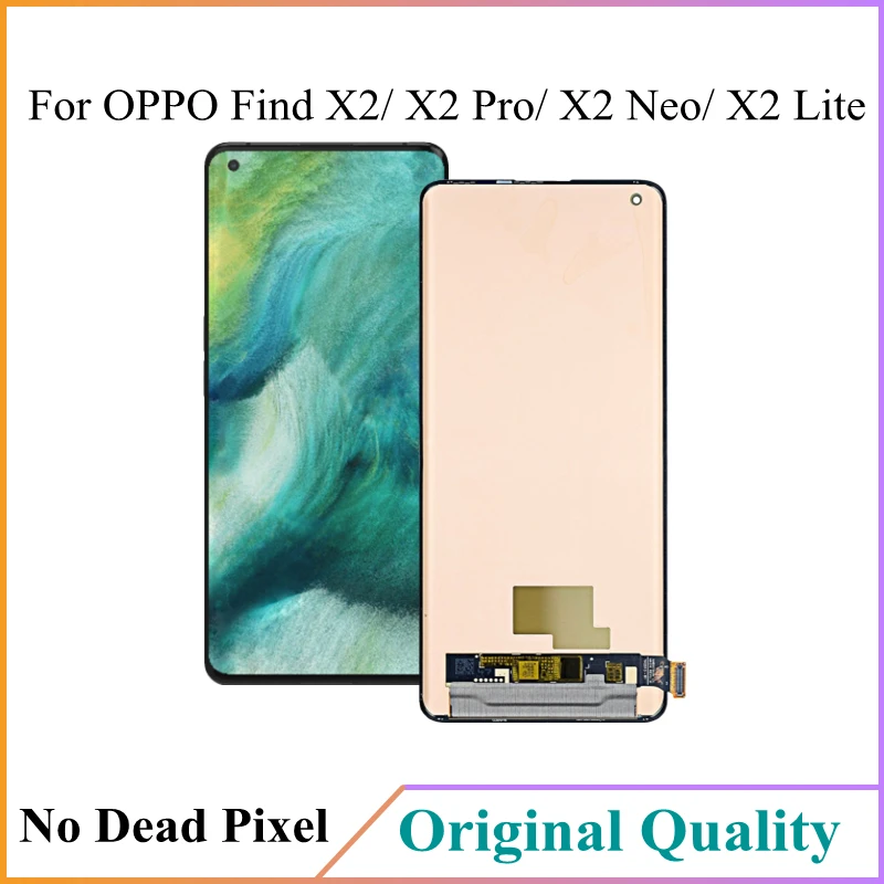 Pantalla LCD AMOLED Original para OPPO Find X2 Pro, repuesto de digitalizador de pantalla táctil ...
