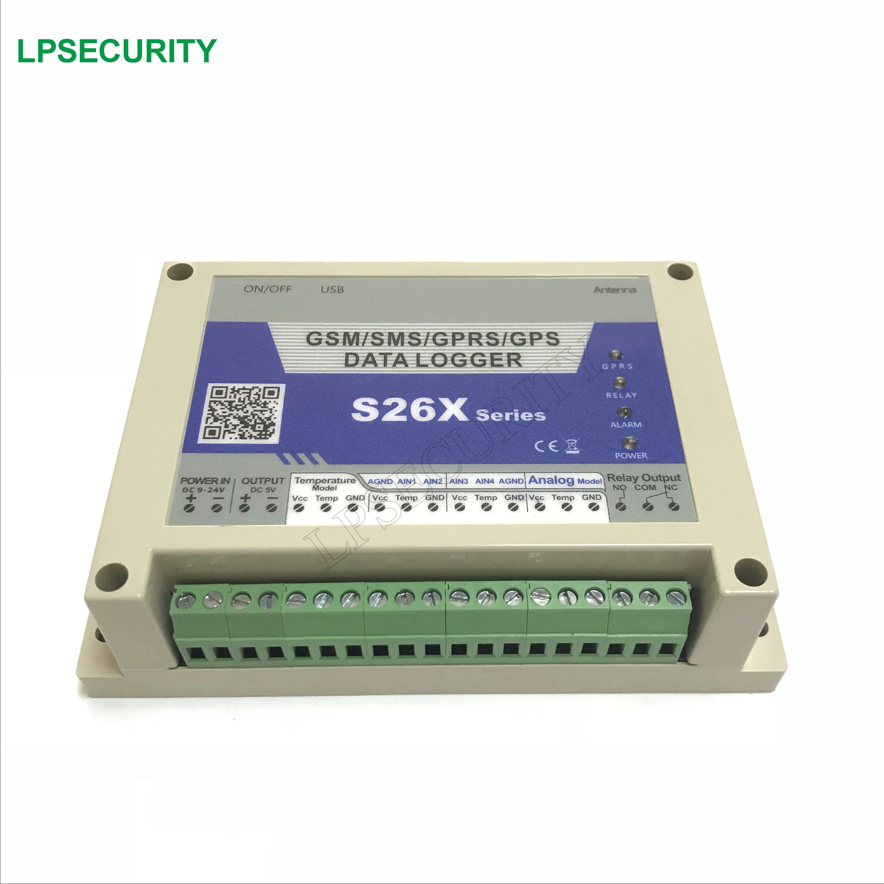 GSM SMS/GPRS/GPS/TCP/IP Temperature logger/manager/ Monitor S260 2G Web ...