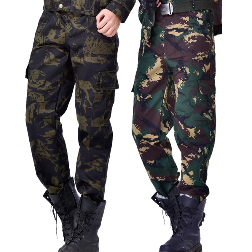 Mens Army Tactical Special Forces Trousers Camouflage Combat Soldier ...