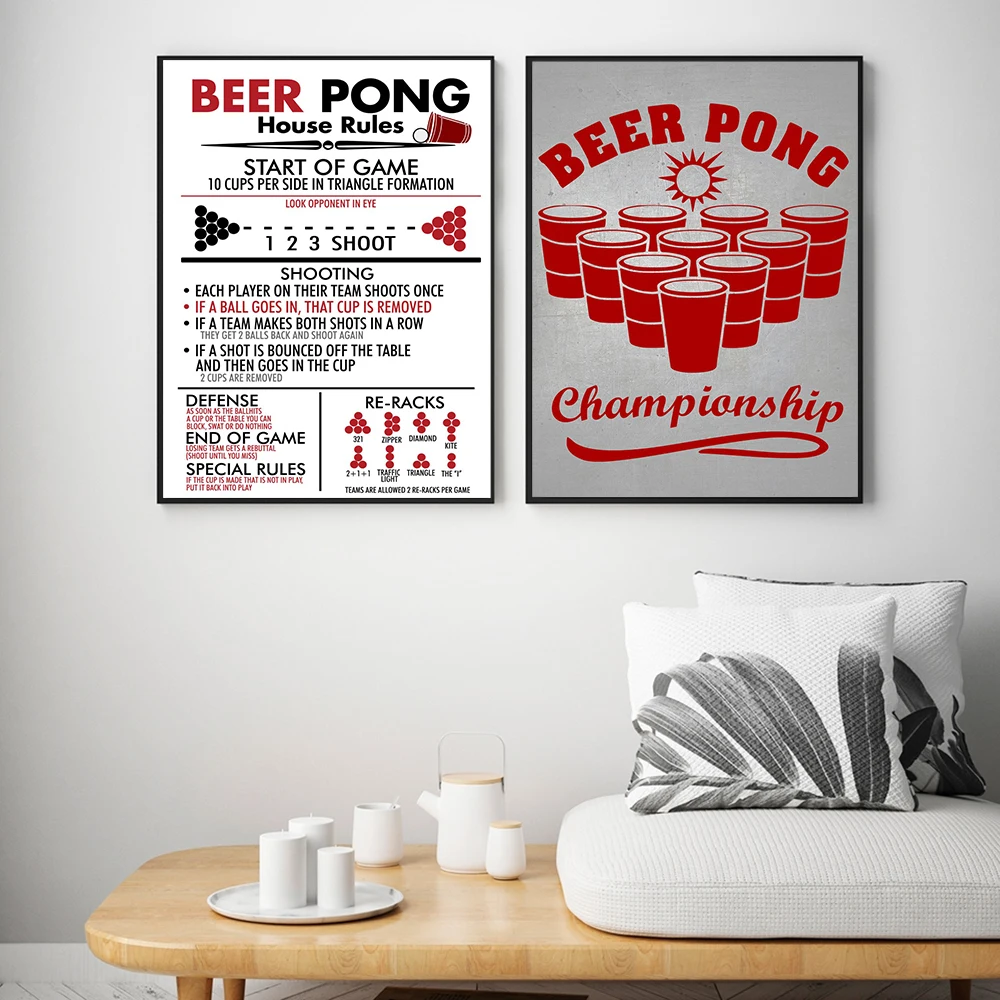 Beer Pong Tournament Poster