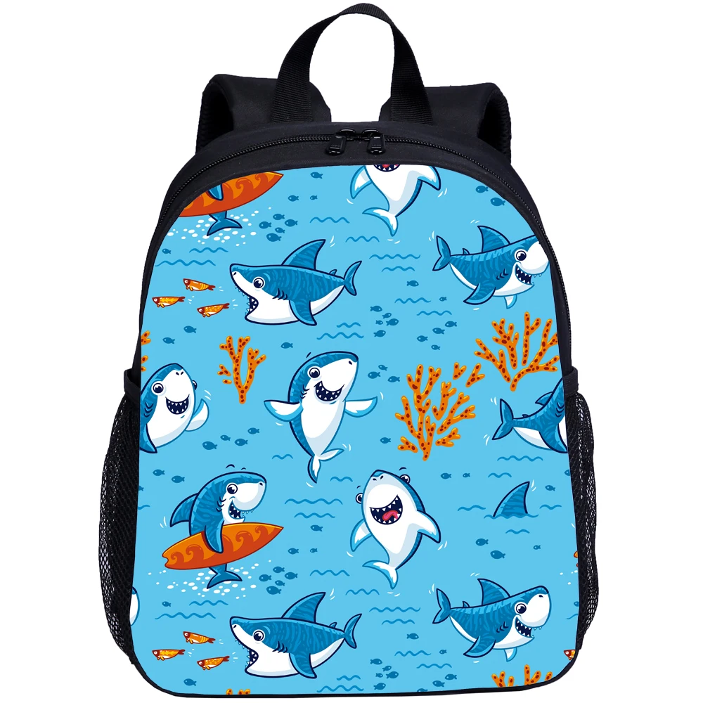 Lovely Marine Animals Shark Toddler Backpack Cute Cartoon Printing 13 ...
