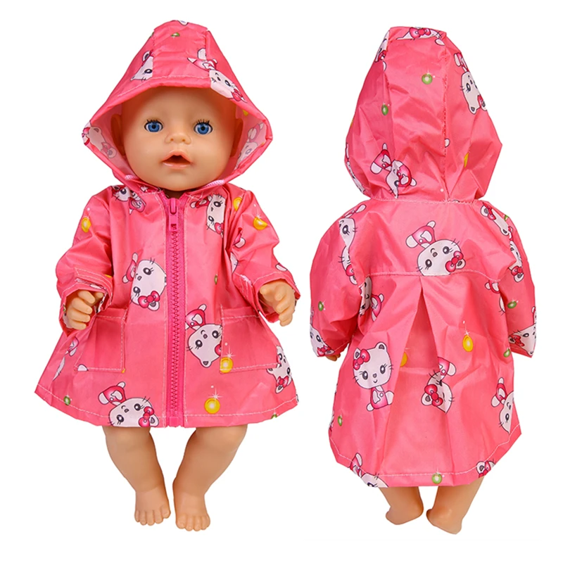 17 Inch Baby Doll Clothes Raincoat Humanoid Doll Accessories Costume ...