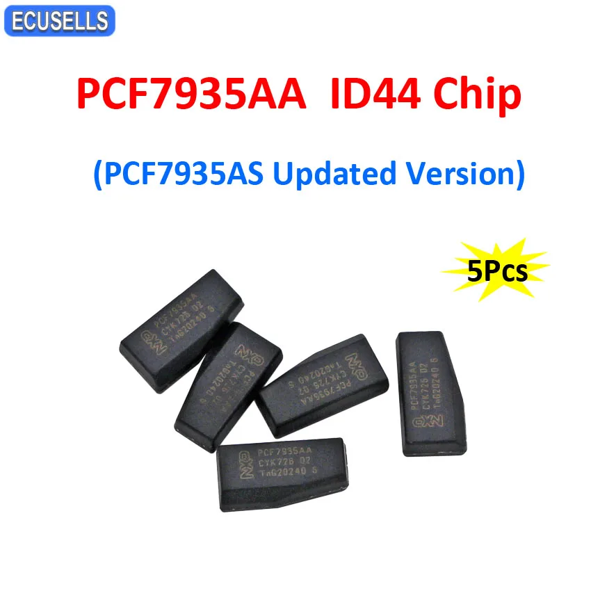 5 Pçs/lote PCF7935AA ID44 PCF7935 7935 Chip de Chave Do Carro ...