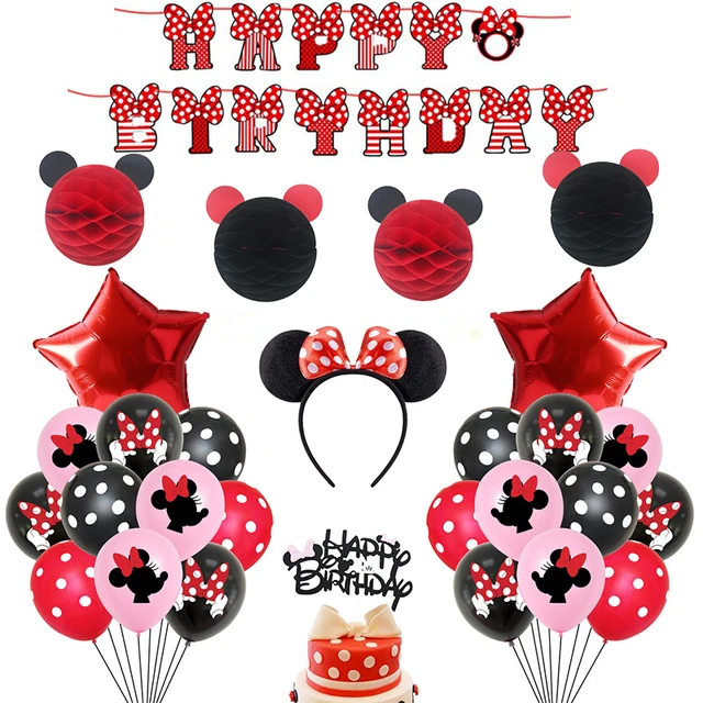 Minnie Mouse Birthday Banner