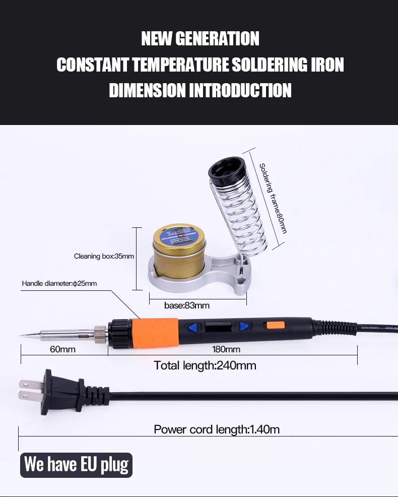 Poste a souder,A-BF Kit de fer à souder électrique numérique LED 220V ...