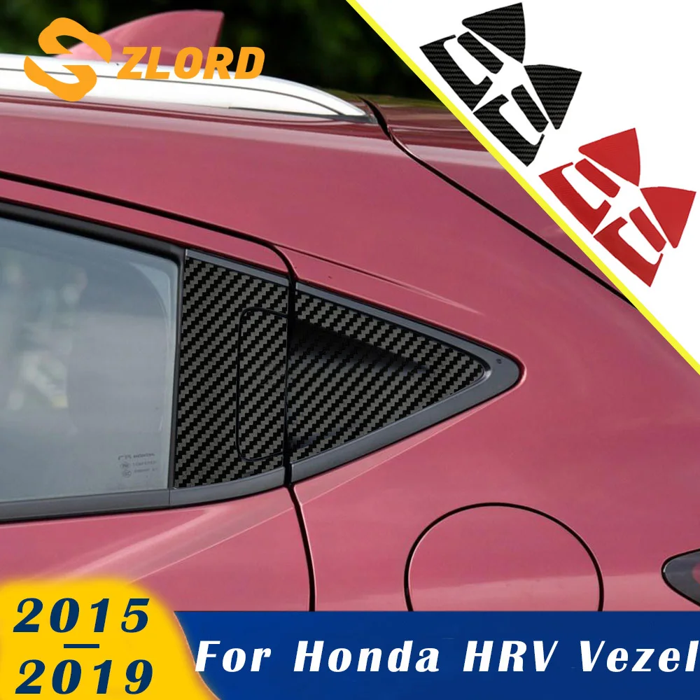Carbon-Fiber-Rear-Door-Handle-Bowl-Sticker-For-Honda-HR-V-HRV-Vezel ...