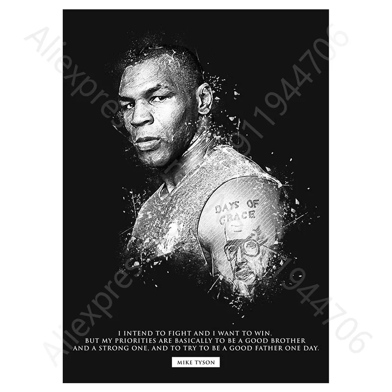 Mike Tyson Black And White Pictures
