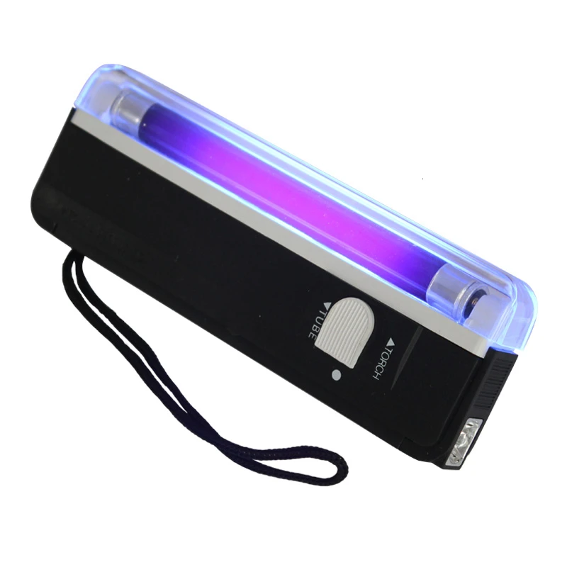 2-in-1-portable-UV-lamp-fake-money-detector-hand-held-LED-flashlight ...