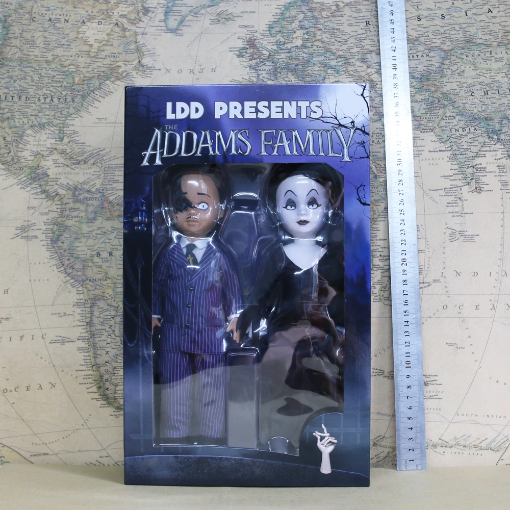 Classic LDD PRESENTS Addams Family Gomez Morticia Classic Film Living Dead Dolls Action Figure ...