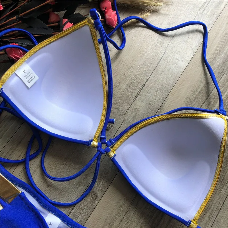 Pu Leather Bikini Set Red Triangle Swimwear Women 2021 Fashion Summer ...