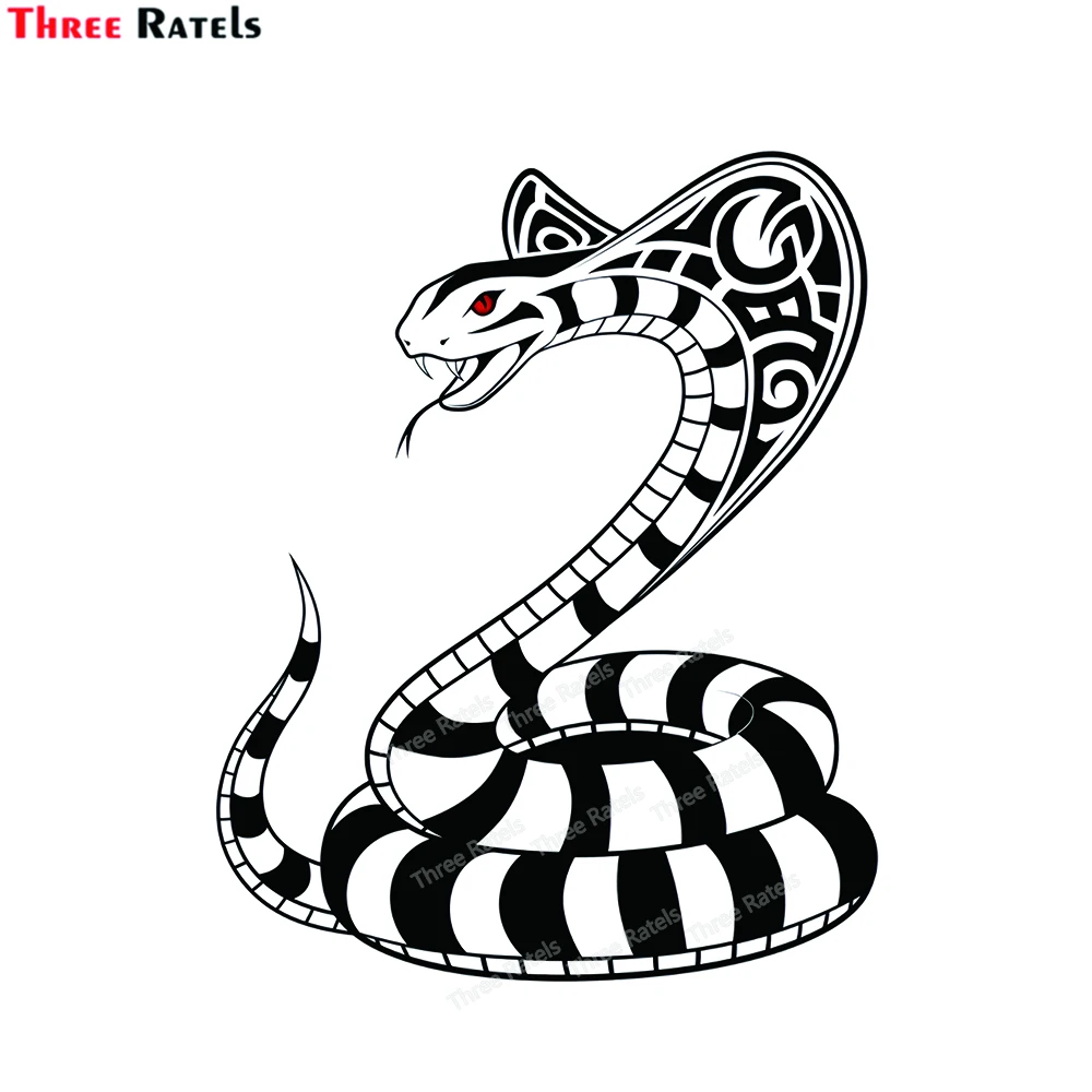 Three Headed Snake Tattoo