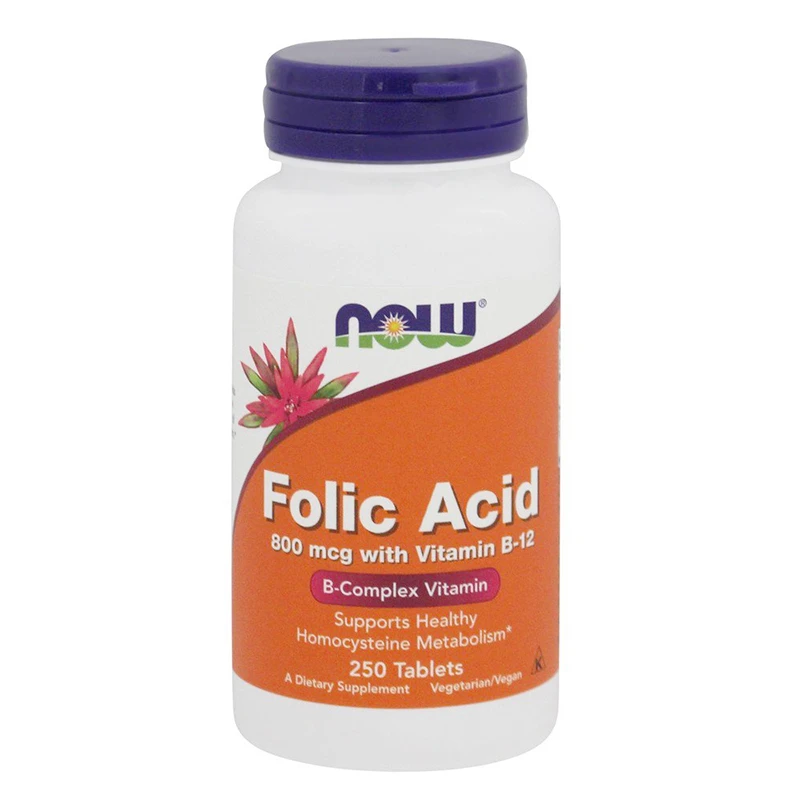 Free shipping Folic Acid 800 mcg with Vitamin B 12 B Complex Vitamin ...