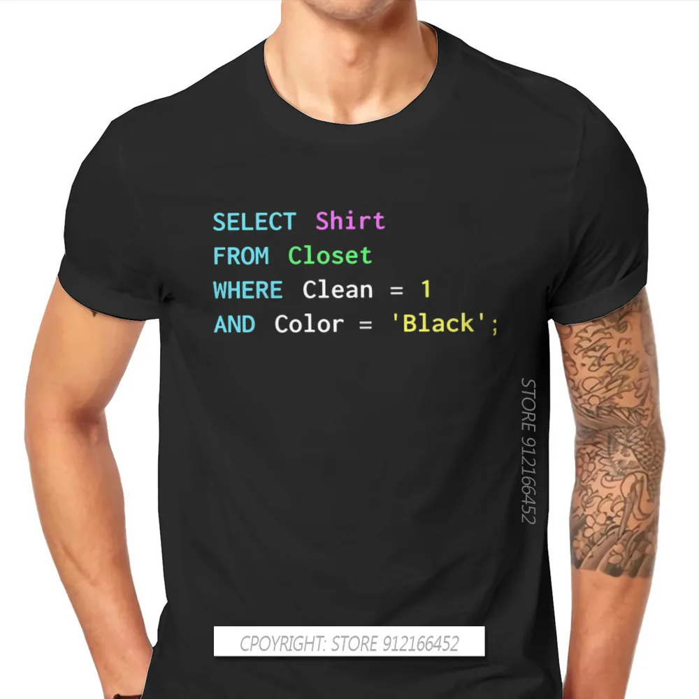 Linux-Operating-System-Tux-Penguin-TShirt-For-Men-SQL-Programmers-100 ...