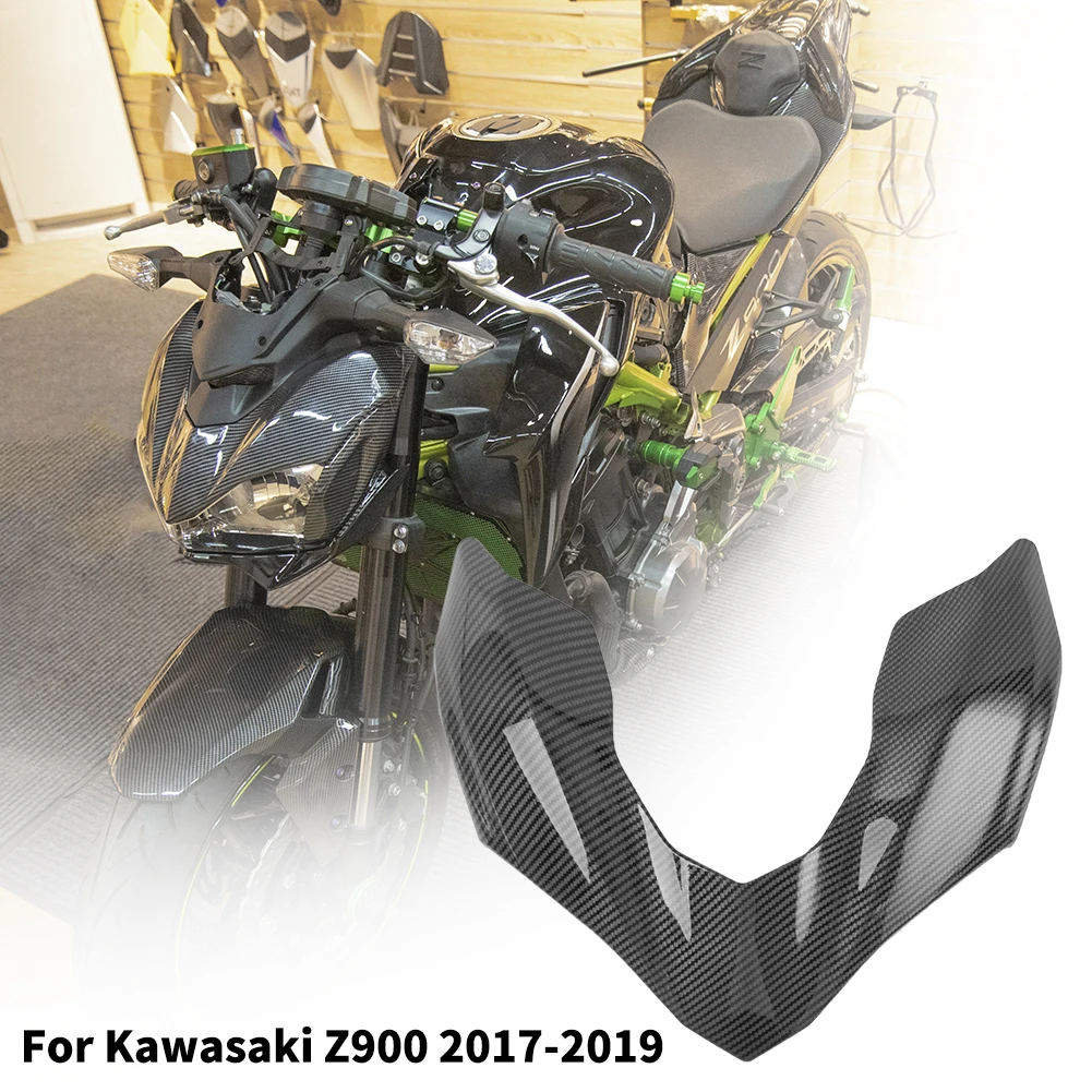 Carbon-Upper-Front-Headlight-Fairing-Beak-Nose-Cone-Extension-Cowl ...